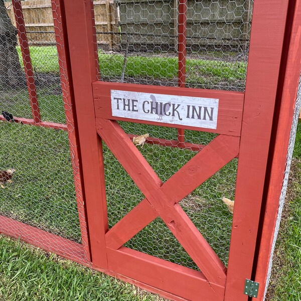 Chicken Coop Sign - the Chick Inn - Backyard Chicken - Chicken Coop ...