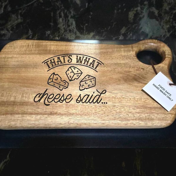 Funny Cutting Board Sayings Svg, That's What Cheese Said, Charcuterie ...