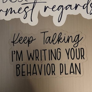 Funny ABA Stickers Planned Ignoring Behavior Plan ABA - Etsy