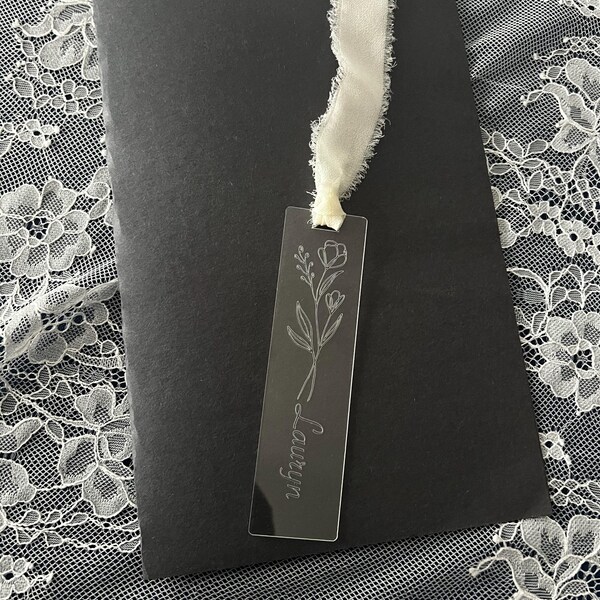 Customizable Bookmark, Acrylic Bookmark, Birthday Gift, Christmas Gift ...