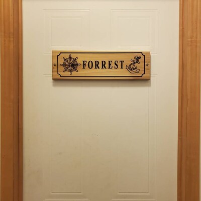 Personalized Boat Plaque Custom Boat Signs Boat Name Sign Nautical Sign ...