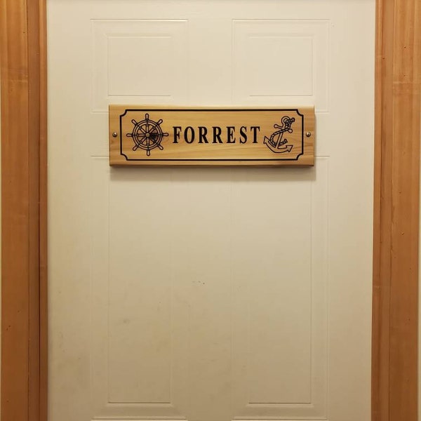 Personalized Boat Plaque Custom Boat Signs Boat Name Sign Nautical Sign ...