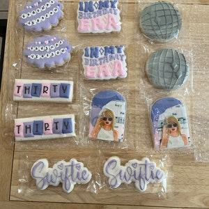 1/DZ Birthday Cookies Black, White, and Gold - Etsy