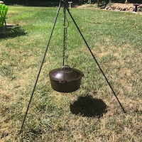 Hanging Campfire Griddle Plate - Etsy UK