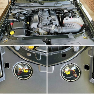 For Scat Pack Challenger Engine Bay Cup Holder Inlays set of 2 - Etsy