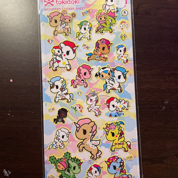 C25 Daiso Tokidoki Sticker Sheet - Etsy