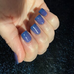 Waves Dip Powder Blue to Light Blue Thermal Dip Powder Dip - Etsy