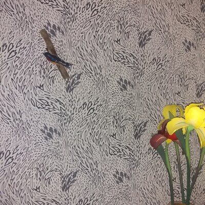 Ruby Throated Hummingbird Sitting. Handcrafted, Carved Wooden Bird ...