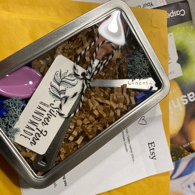 Hand Stamped Baby Spoons Satin Finish / Baby Name Silicone Spoon ...