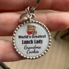 Personalized World's Greatest Mail Man/mail Lady Key Chain With Charms ...