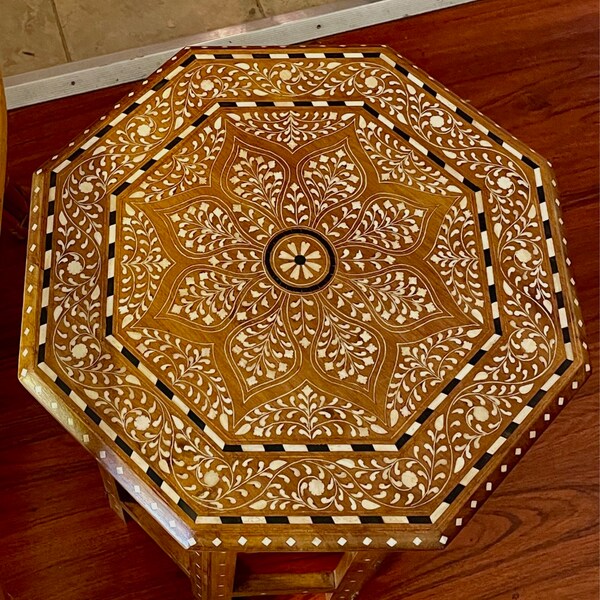 Inlay Coffee Table Bone Inlay Table Inlay Coffee Table Inlay Side Table ...