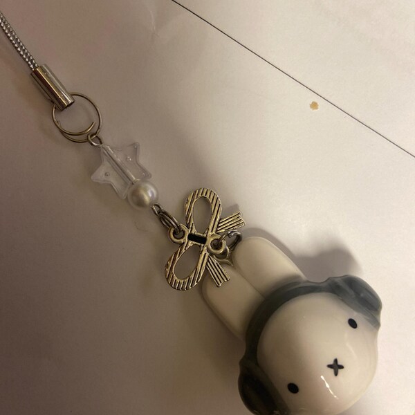 Miffy Headphone Keychain - Etsy UK