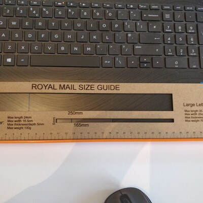 Royal Mail Letter Large Letter Size Guide Postage Ruler PPI Size Check ...