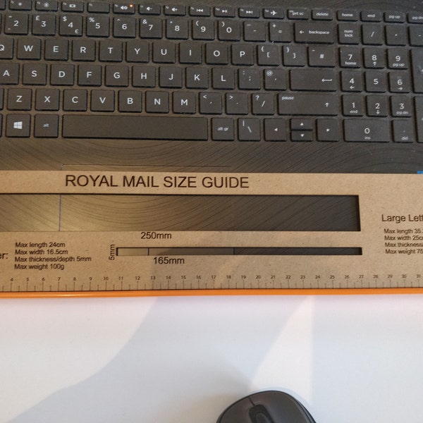 Royal Mail Letter Large Letter Size Guide Postage Ruler PPI Size Check ...