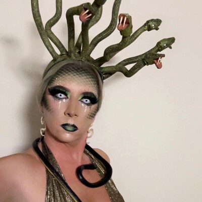 MADE TO ORDER 12 to 20 Days Medusa & Venus Flytrap Headpiece, Snake ...