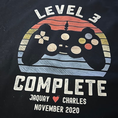 3rd Anniversary Gift for Husband Wife, Gamer Husband Gift, Level 3 ...