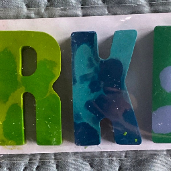 Personalized Name Crayons, Name Crayons, Letter Crayons, Custom Name ...