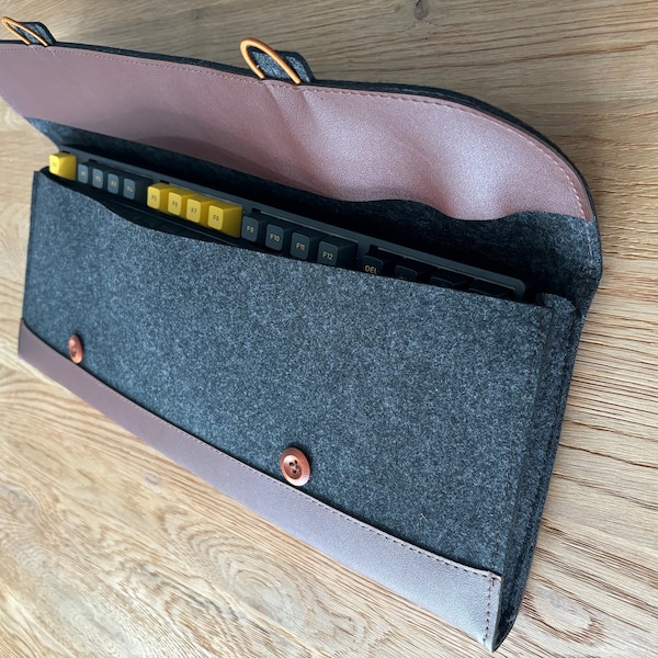 PU Felt Keyboard Carrying Case Bag for Keyboards - Etsy