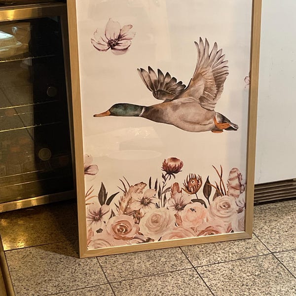 Mallard Duck Nursery Wall Art, Set of 3 Hunting Prints, Duck Posters ...