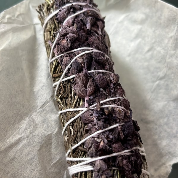 Sage and Sweetgrass Braid Smudging Wand for Attracting Good Energy - Etsy