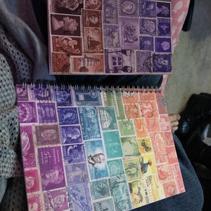 Pocket Address Book Postage Stamp Print A-Z Index Book | Etsy UK