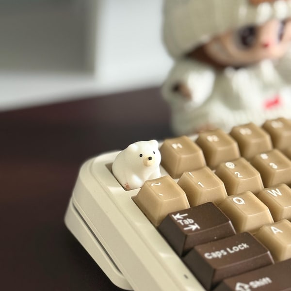 Cute Kirb Keycap | Handmade Artisan Keycap | Mechanical Keyboard Cherry ...