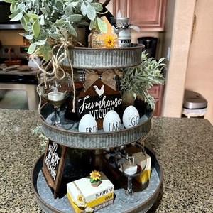 Dog Themed Mini Wood Book Stack/live Live Bark/ Tier Tray Decor/ Home ...