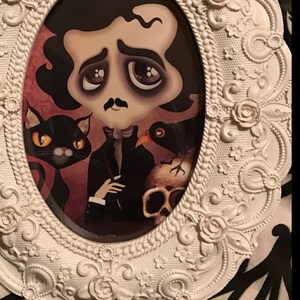 Edgar Poet Postcard Postcrossing Snail Mail Pen Pal Gothic - Etsy