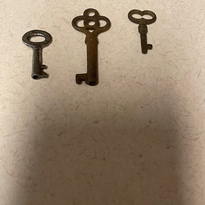 Real 1800s Skeleton Keys Purchase for 1 Key Authentic Barrel Keys Made ...