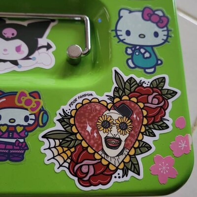 Tooting Frog Vinyl Sticker, Poop Sticker, Retro Cute Amphibian, Smelly ...