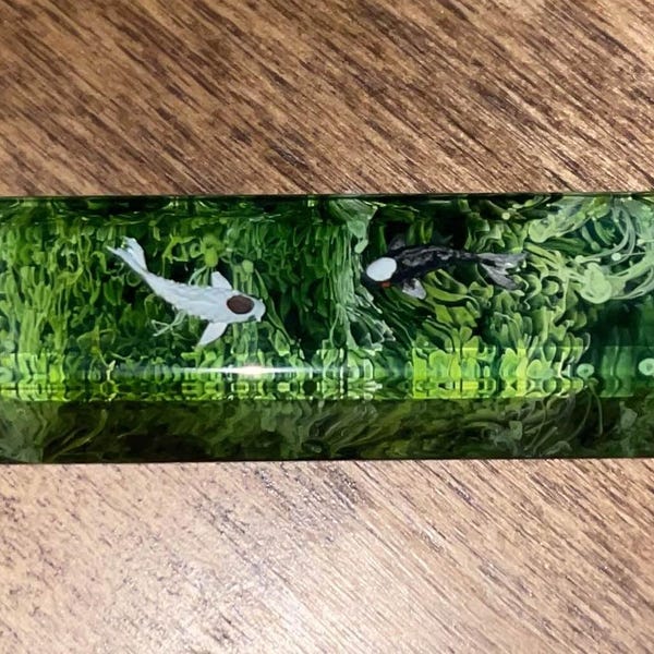 Keycap Koi Fish, Artisan Keycap, Backspace Keycap Profile Cherry and ...