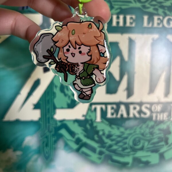 Smol Ninja Go Acrylic Keychains - Etsy