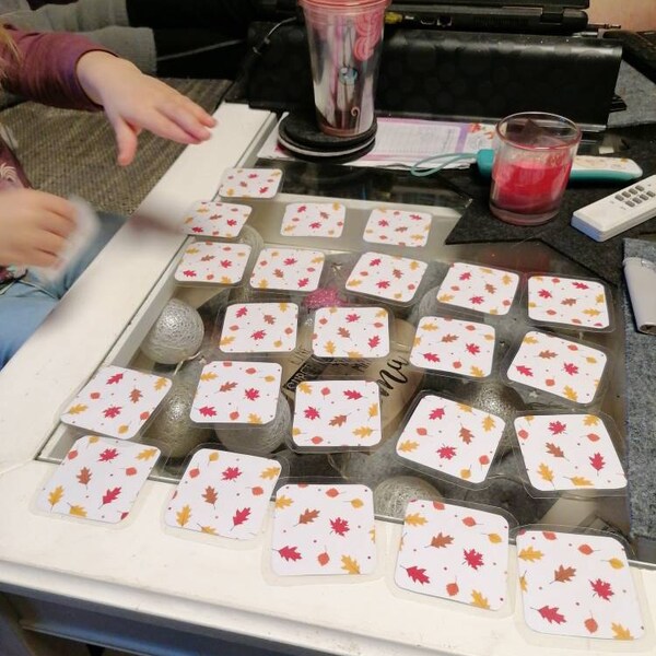 Dobble Game Kids & Memory Game Autumn Version - Etsy