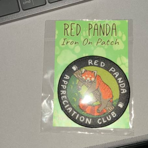 Red Panda Appreciation Club Iron on Woven Patch 7cm - Etsy