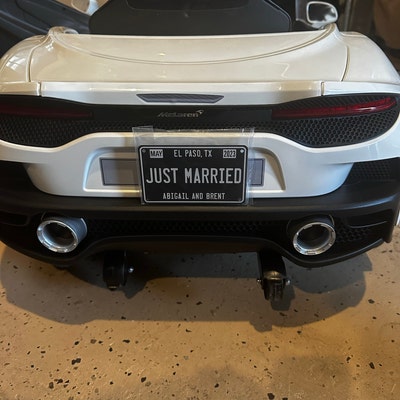 Custom Mini License Plate, Personalized for Your: Bike, Trike, Wagon ...