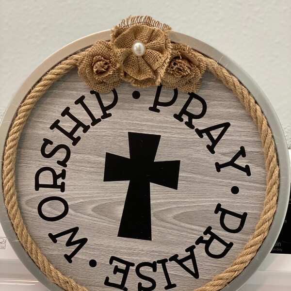 Pray Praise Worship Svg, Bible Quote Svg, Christian Svg, Scripture Svg ...