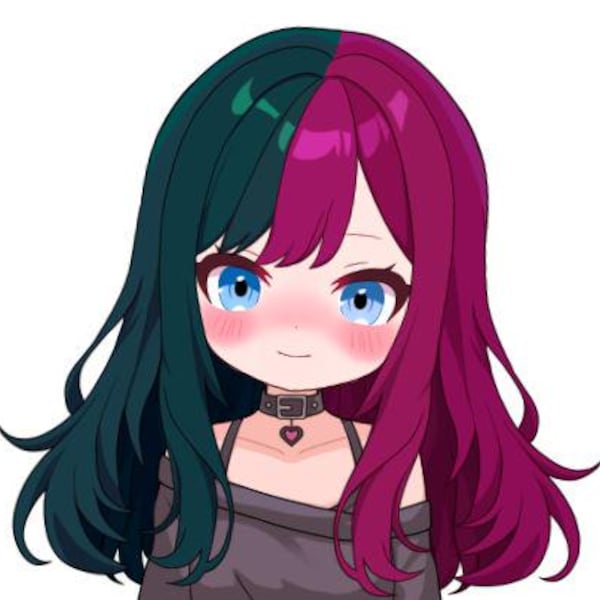 Cute Black Cat Vtuber Live2d Model / Premade / Customizable Vtuber ...