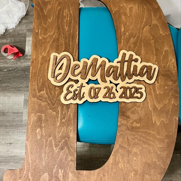 Custom Wooden Name Sign for Nursery, Personalized Baby Name Wall Decor ...