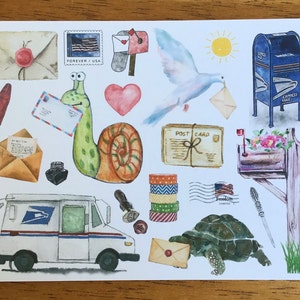 Postcards Deluxe Package Postcards Monthly Subscription Pack | Etsy