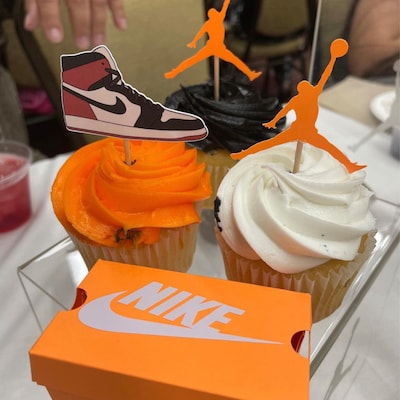 Jordan 1s Cupcake Topper, Jordan Cake Topper, Jordan Gifts, Jordan ...