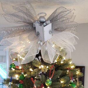 Rustic Farmhouse Angel Tree Topper. Christmas Table Top Angel. | Etsy