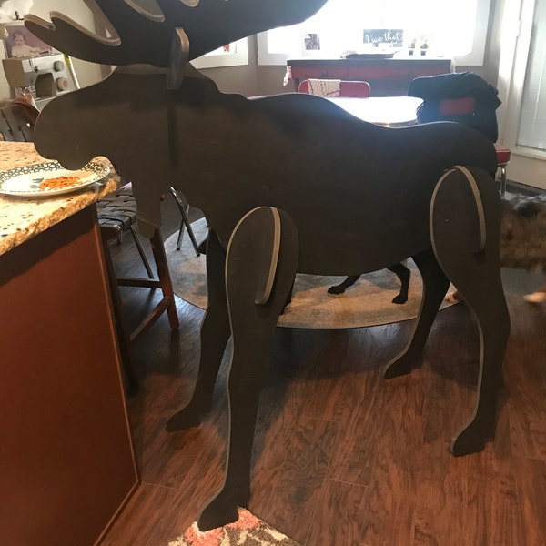 All-weather Large Black Moose Yard Display - Etsy