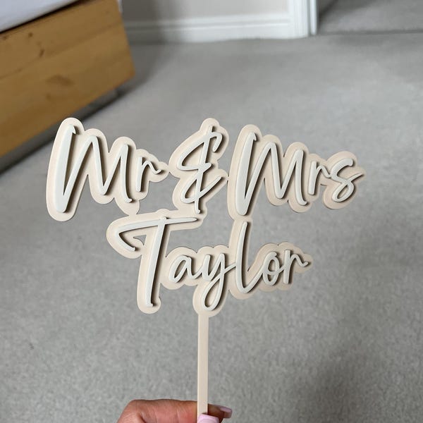 3D Acrylic Arch & Rectangle Laser Cut Table Number | Table Sign ...