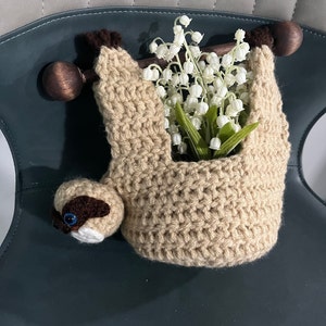 PATTERN ONLY Crochet Hanging Sloth Planter - Etsy