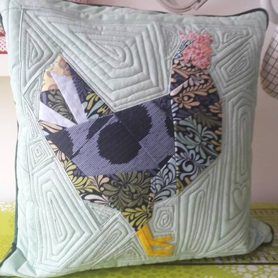 Chicken, 12 Inch Foundation Quilt Block Pattern From the Farm Animal ...