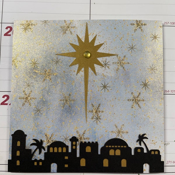 Christmas Bethlehem Scene SVG PNG for Cricut and Silhouette, Christmas ...