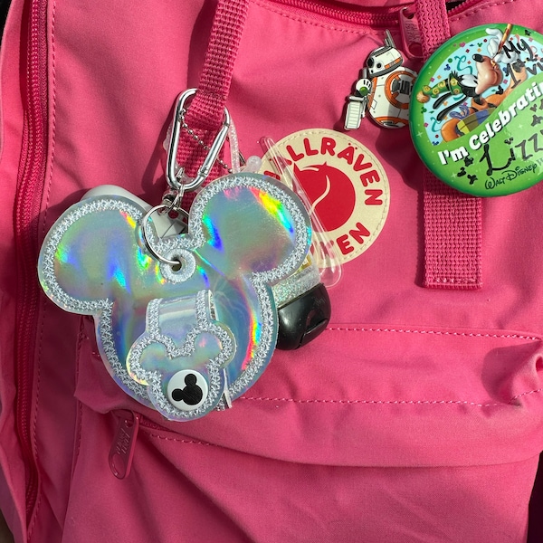Holographic Mouse Ear Holder - Mouse Head - Ear Buddy - Mask Holder ...