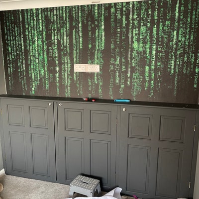 Matrix Iconic Green Code Wall Mural Photo Wallpaper UV Print Decal Art ...