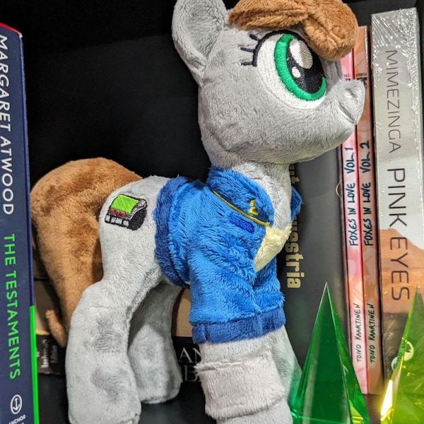 Little Pip 7.5" Beanie - Fallout Equestria Plush - Made to Order - Etsy