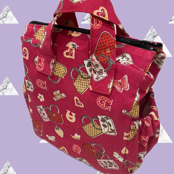 Sewing Pattern Insulated Lunch Bag PDF, Tote Bag Sewing Pattern, PDF ...